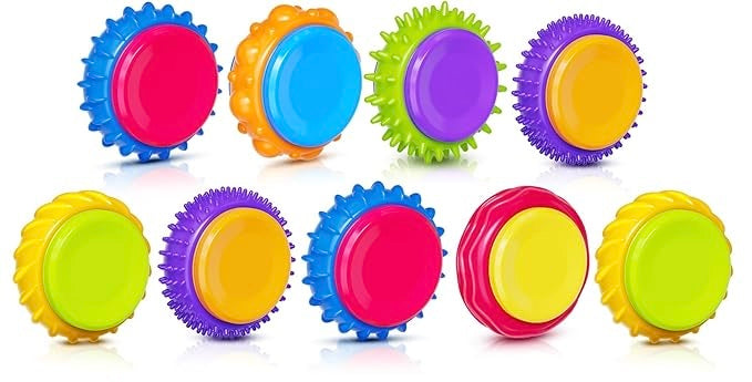 Rotating Fidget Wheel – Petal & Pink